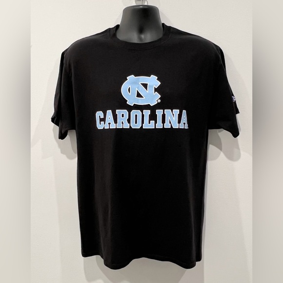 Champion | Shirts | Vintage North Carolina Unc Blackblue Logo Tshirt Champion Brand Size L ...